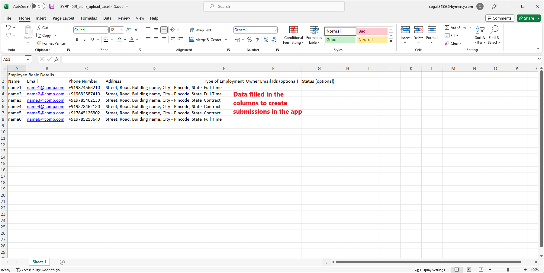 Bulk upload data | Clappia